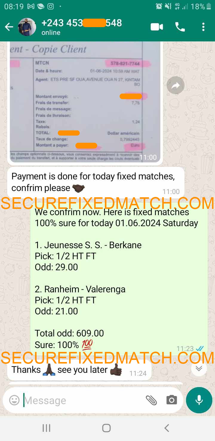 SECURE FIXED MATCH 100% SURE - Fixed Matches, Fixed Match, Correct ...