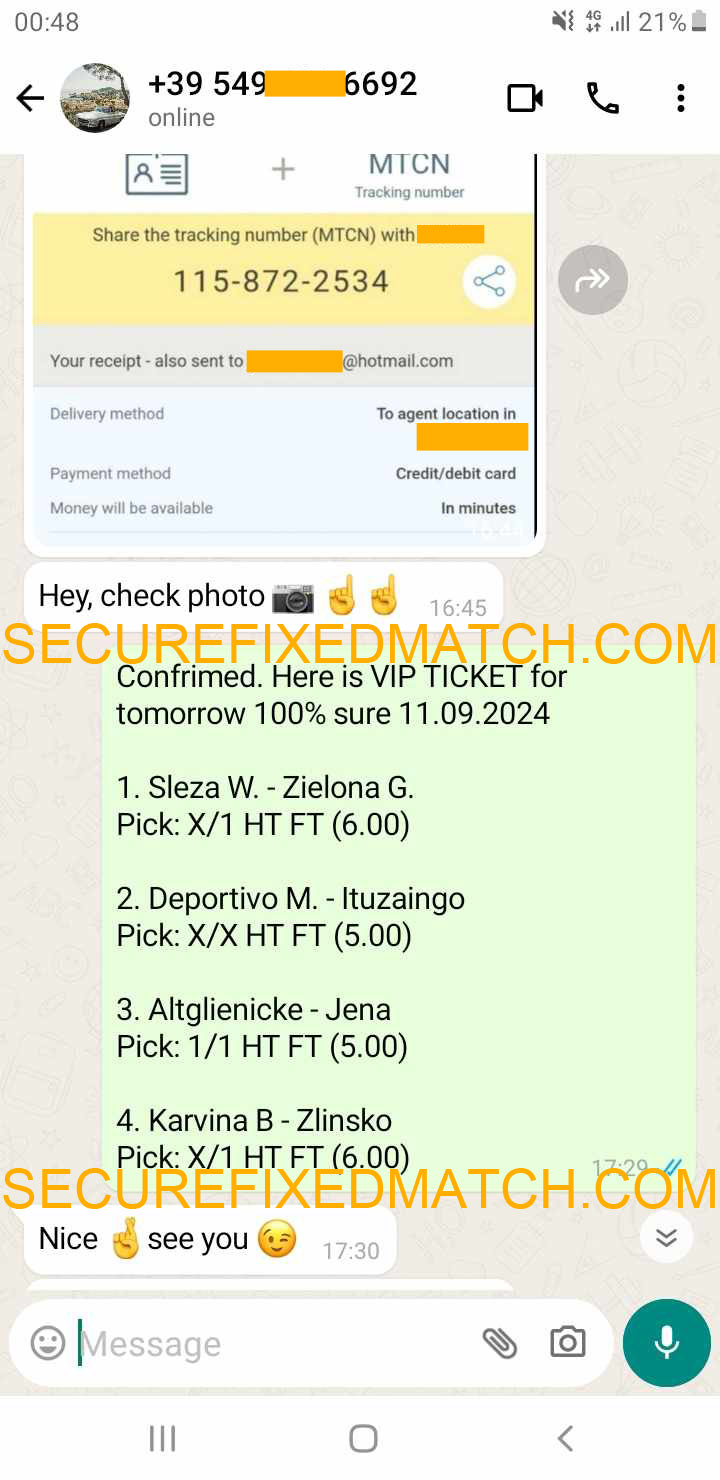 SECURE FIXED MATCH 100% SURE - Fixed Matches, Fixed Match, Correct ...